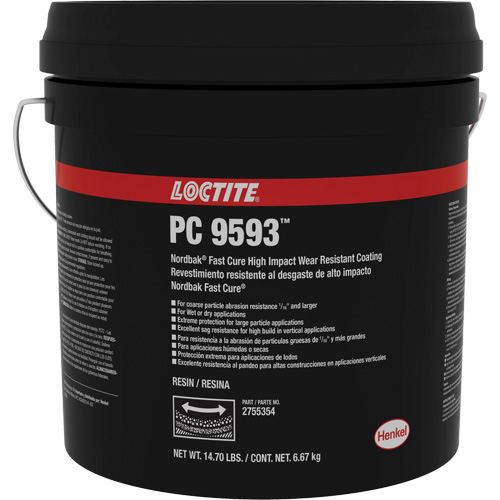 Loctite 9593 Nordbak® Wear Prevention Coating, Blue, 10 kg, Pail AH173 ...