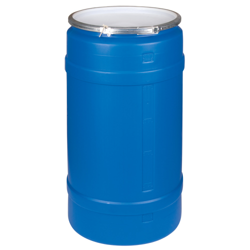 Mauser Packaging Polyethylene Drums, 30 US gal. (25 imp. Gal.), Open ...