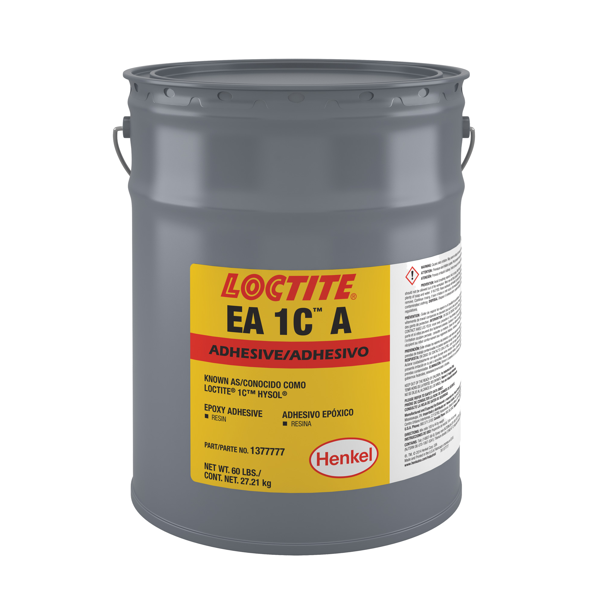 Loctite 1C Adhesive, 60 lbs., Pail, Two-Part AF088 | OCP Construction ...