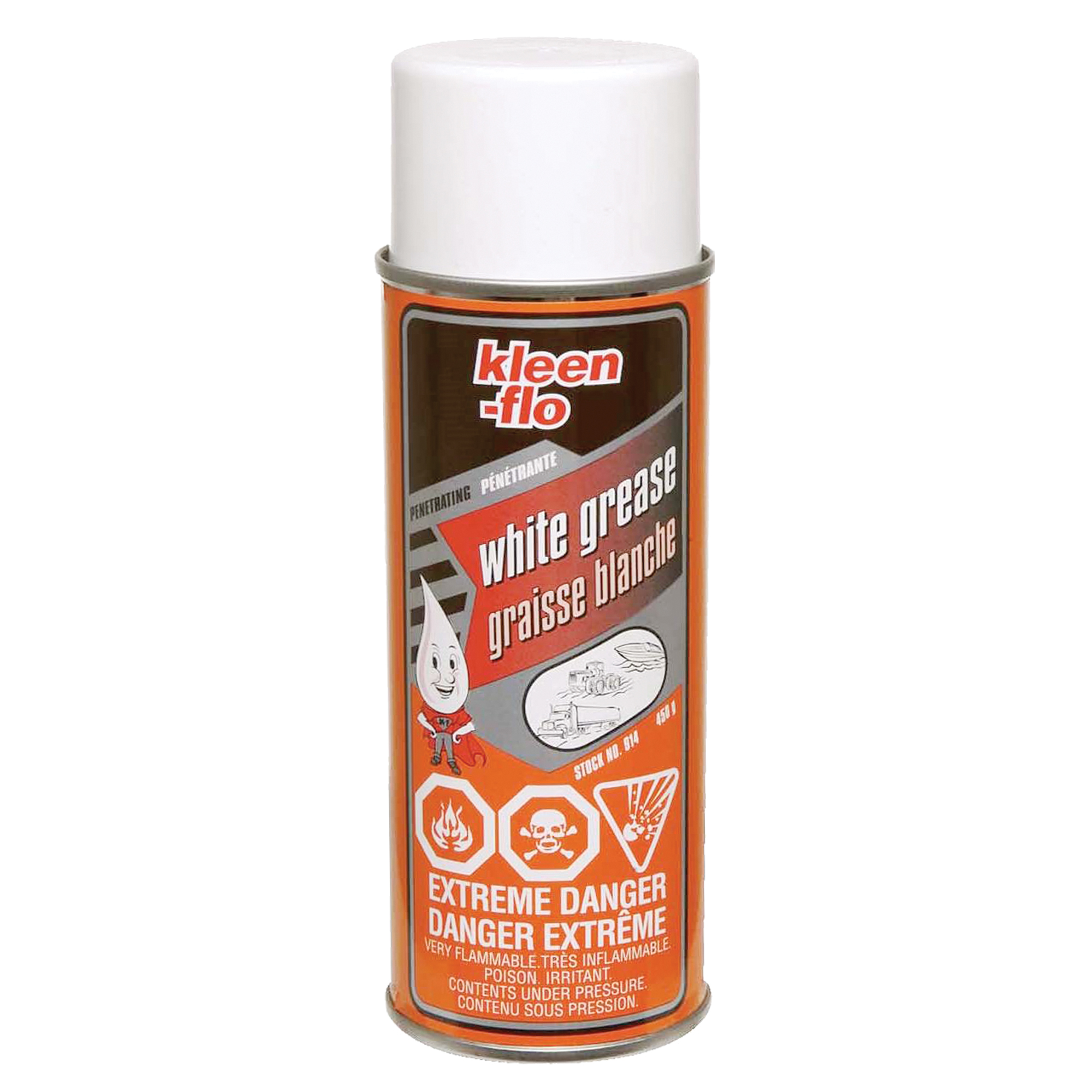 Kleen-Flo White Grease Aerosol, Aerosol Can AF192 | OCP Construction ...